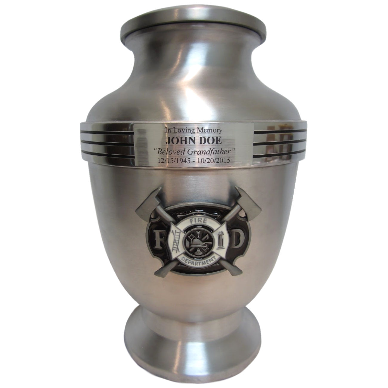 Striking Firefighter and 1st Responder Cremation Urns | Custom Urns R Us